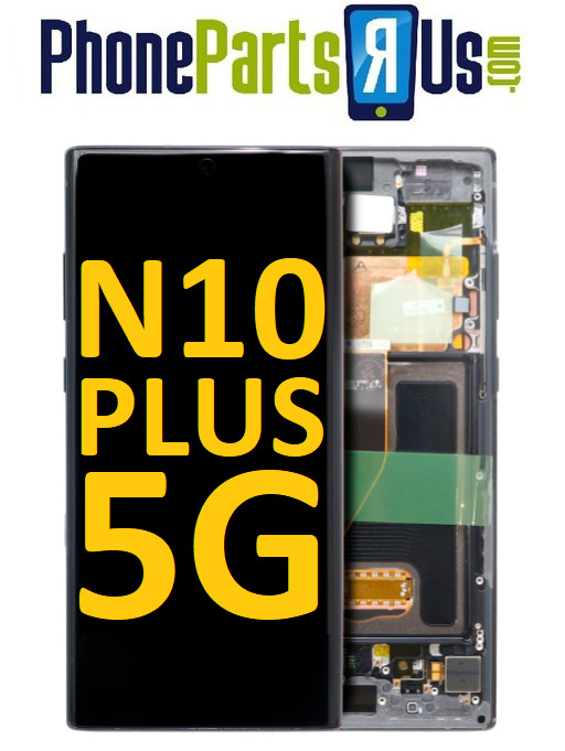 Samsung Galaxy Note 10 Plus LCD Digitizer Assembly With Frame (All Col ...
