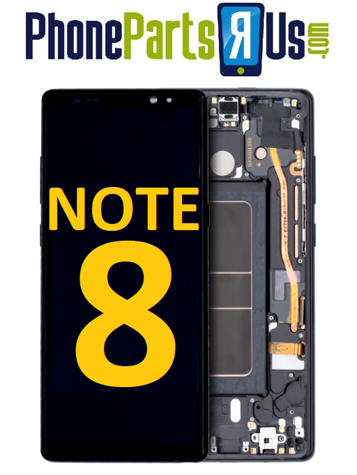 Samsung Galaxy Note 8 OLED Assembly With Frame – PhonePartsRUs