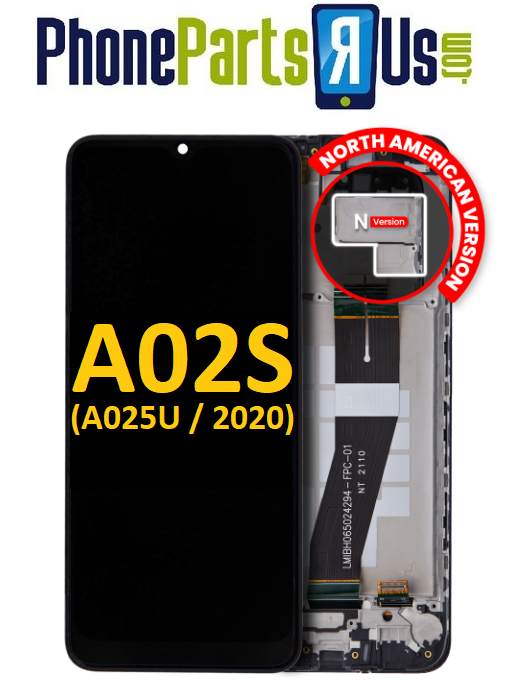 Samsung Galaxy A02S (A025U / 2020) LCD Assembly With Frame (US Version ...