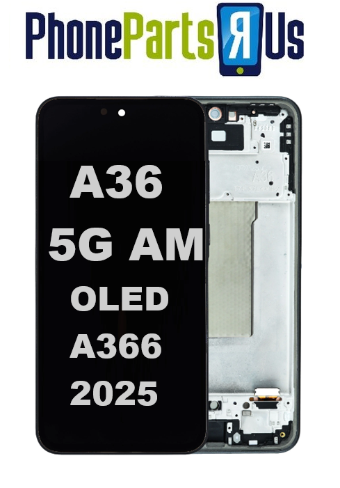 Samsung Galaxy A36 5G AM OLED Assembly with Frame (A366 / 2025 ...