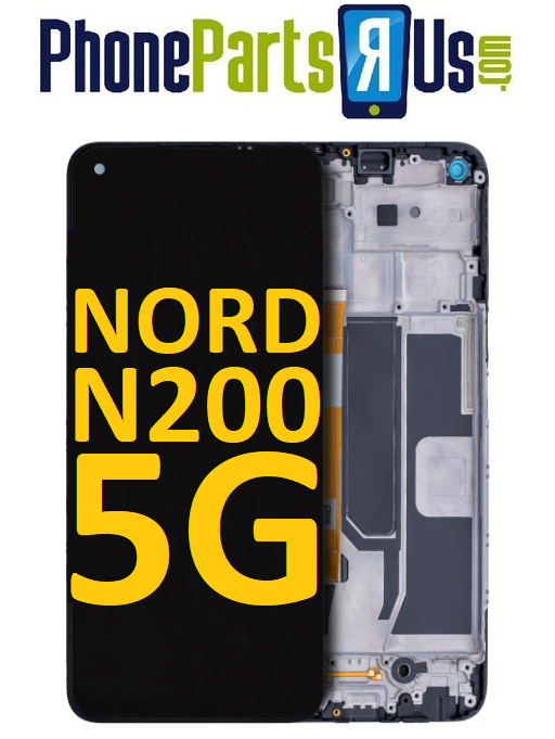 One Plus Nord N200 5G LCD Assembly With Frame – PhonePartsRUs