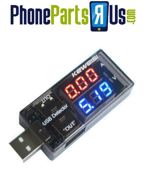 Keweisi USB Voltage and Current Tester (IN/OUT) – PhonePartsRUs