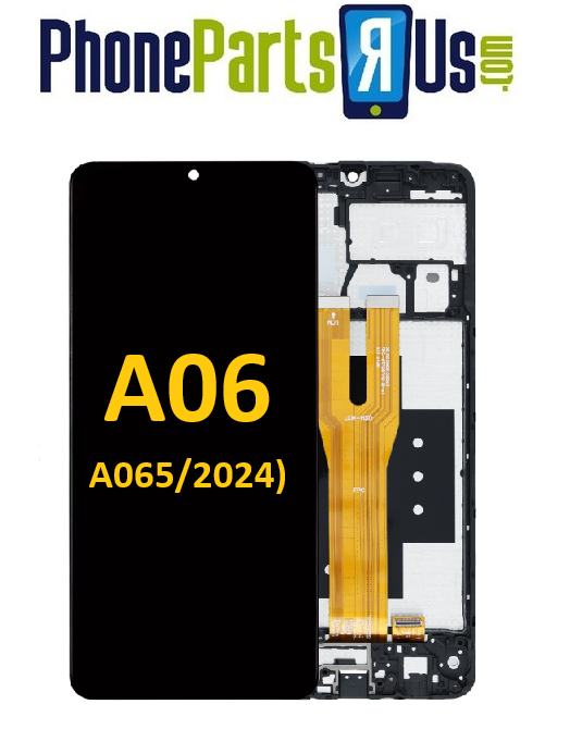 Samsung Galaxy A06 (A065 / 2024) LCD Assembly with Frame – PhonePartsRUs