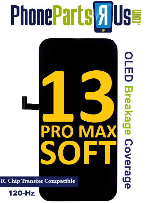 iPhone 13 Pro Max OLED Soft NOIC Screen 120-Hz (Compatible for IC Chip ...