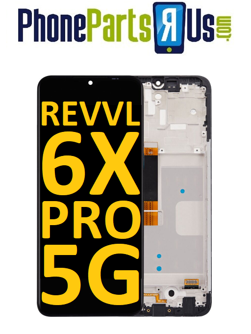 Revvl 6X Pro 5G LCD Assembly With Frame – PhonePartsRUs