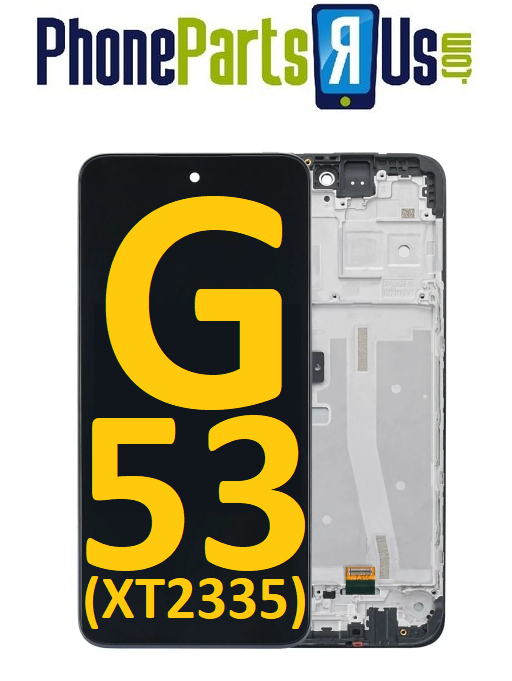 Moto G53 (XT2335-3 / 2022) LCD Assembly With Frame – PhonePartsRUs