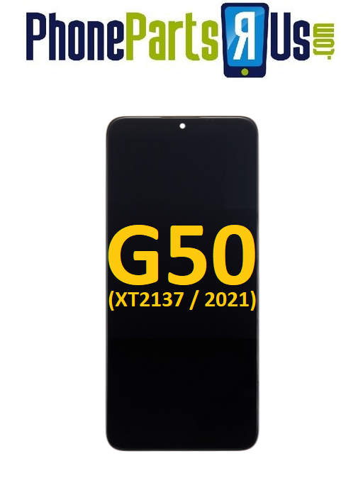 Moto G50 (XT2137 / 2021) LCD Assembly With Frame – PhonePartsRUs